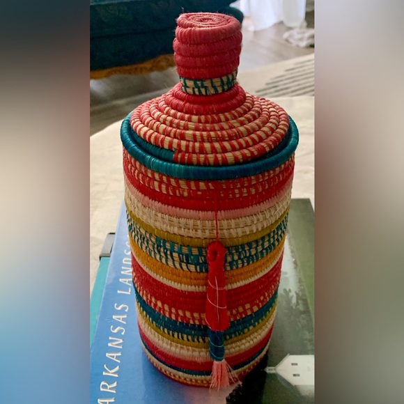 Handcrafted | Accents | Rwandan Woven Sweet Grass Vase | Poshmark